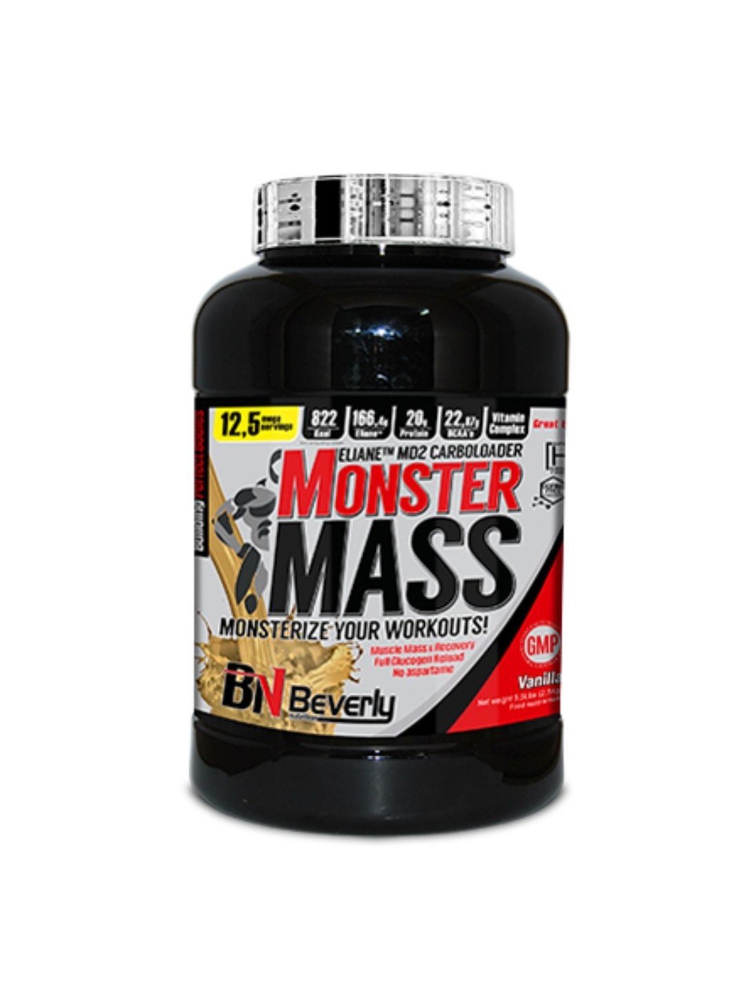 MONSTER MASS 2,5K - 5,5 LIBRAS / SABOR VAINILLA